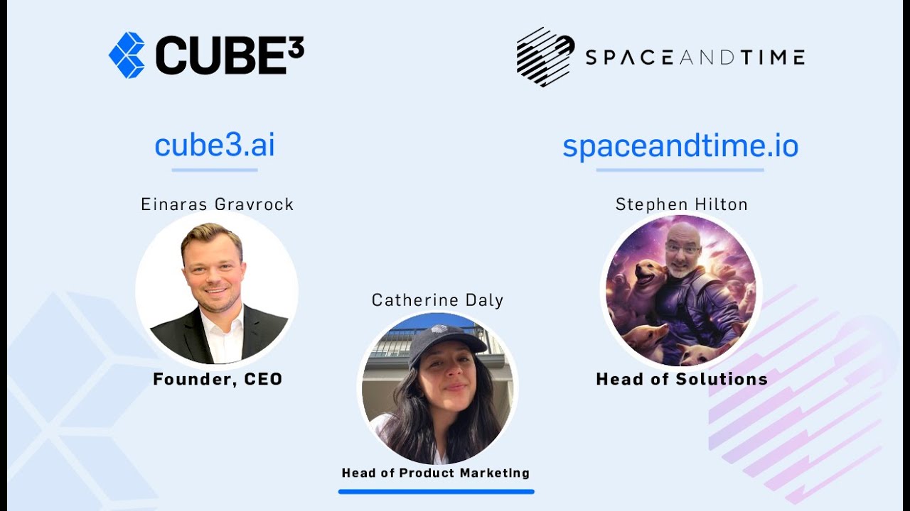 Web3 Security with Verifiable Compute: CUBE3 x Space and Time - YouTube