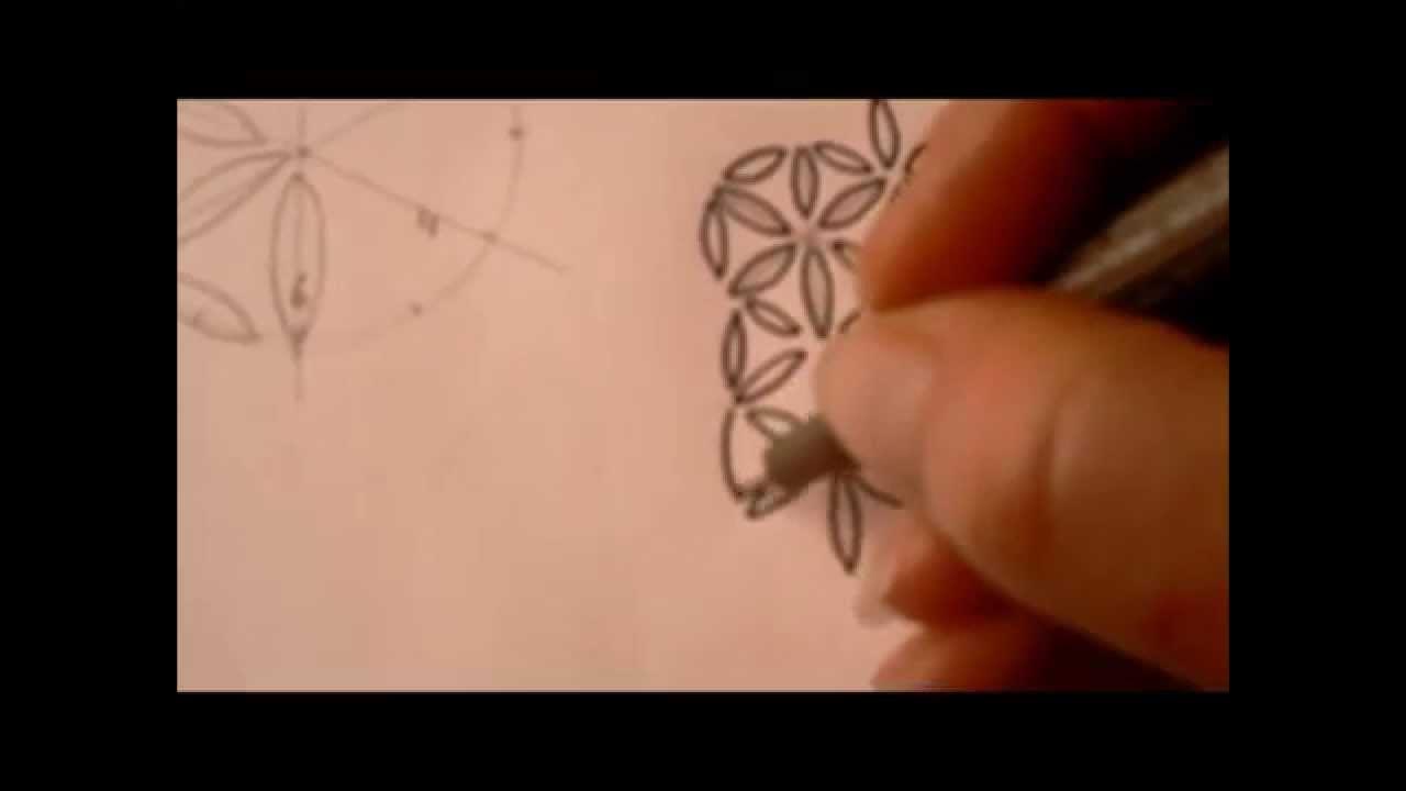 How to draw tanglepattern Quandary - YouTube