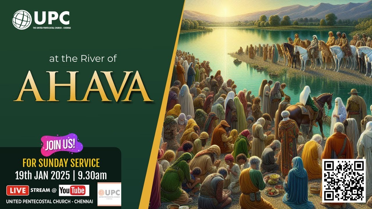 🔴 LIVE | AT THE RIVER OF AHAVA | SUNDAY SERVICE | 19-01-2025 | UPC ...