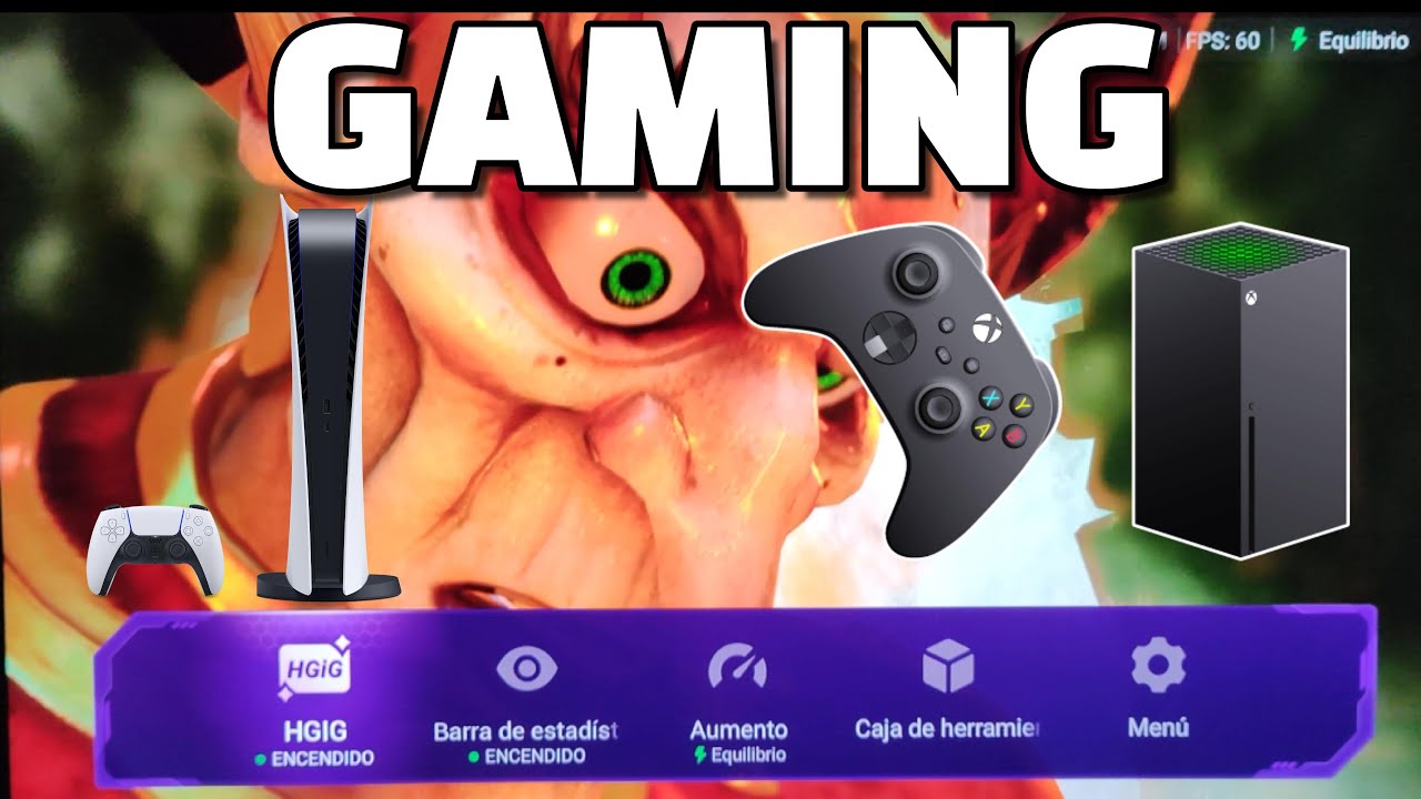 TCL P735 Test Gaming Configurar tv 4k para PS5 y Xbox Series X Maestro ...