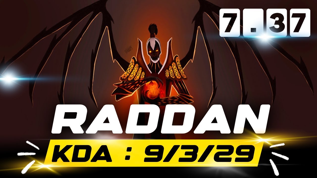 TS.RADDAN RUBICK MVP SUPPORT PERSPECTIVE KDA : 9/3/29 - DOTA 2 PATCH 7. ...