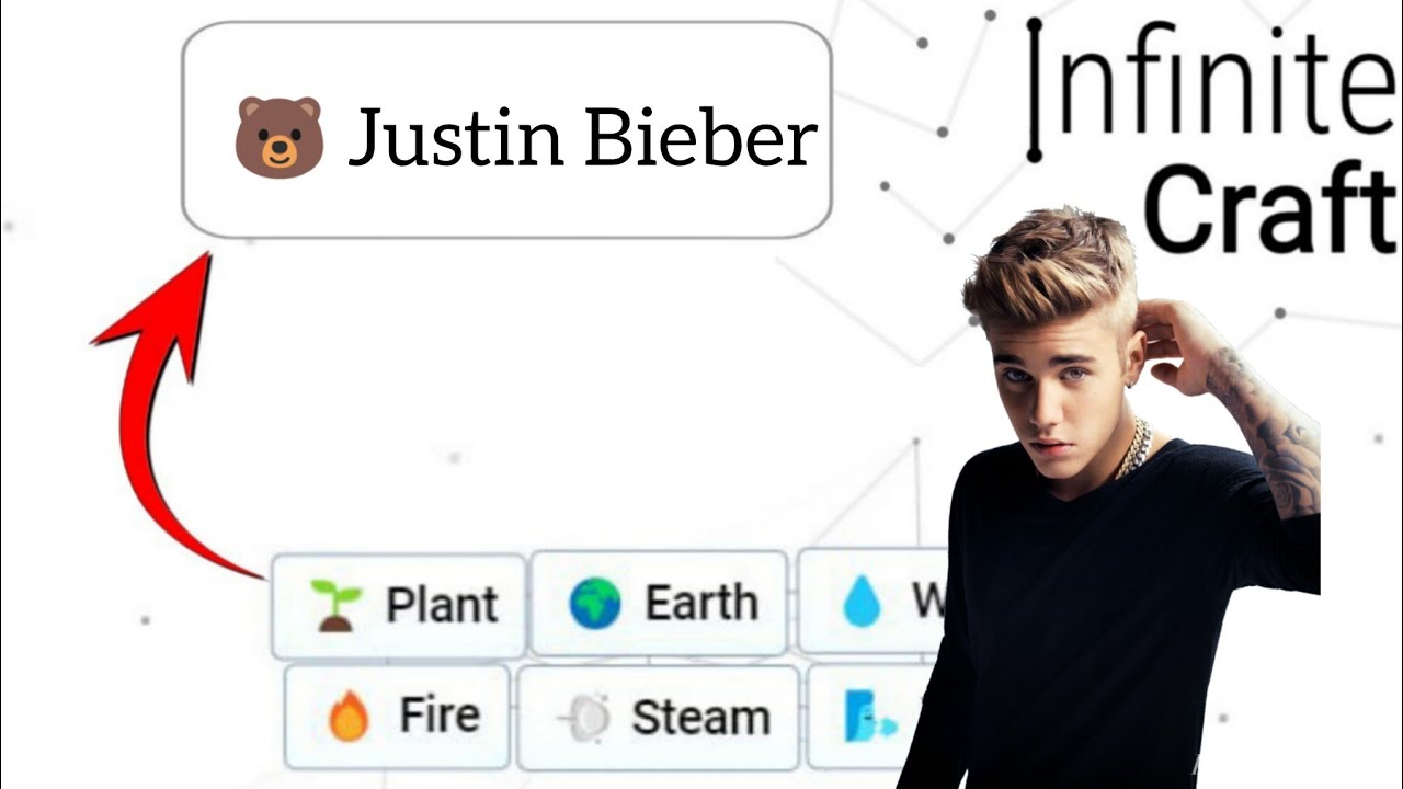 How to make Justin Bieber in infinite craft | infinity craft - YouTube