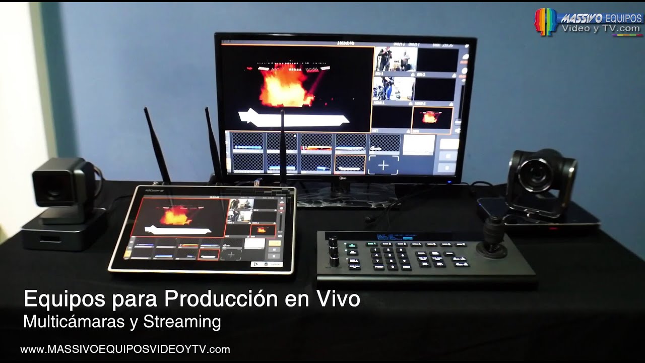 Kit Profesional para Streaming de Video y Televisión Multicámara. - YouTube