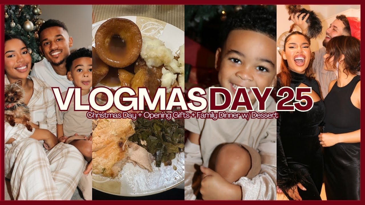 IT'S CHRISTMAS! | VLOGMAS DAY 25 • Chandler Alexis - YouTube