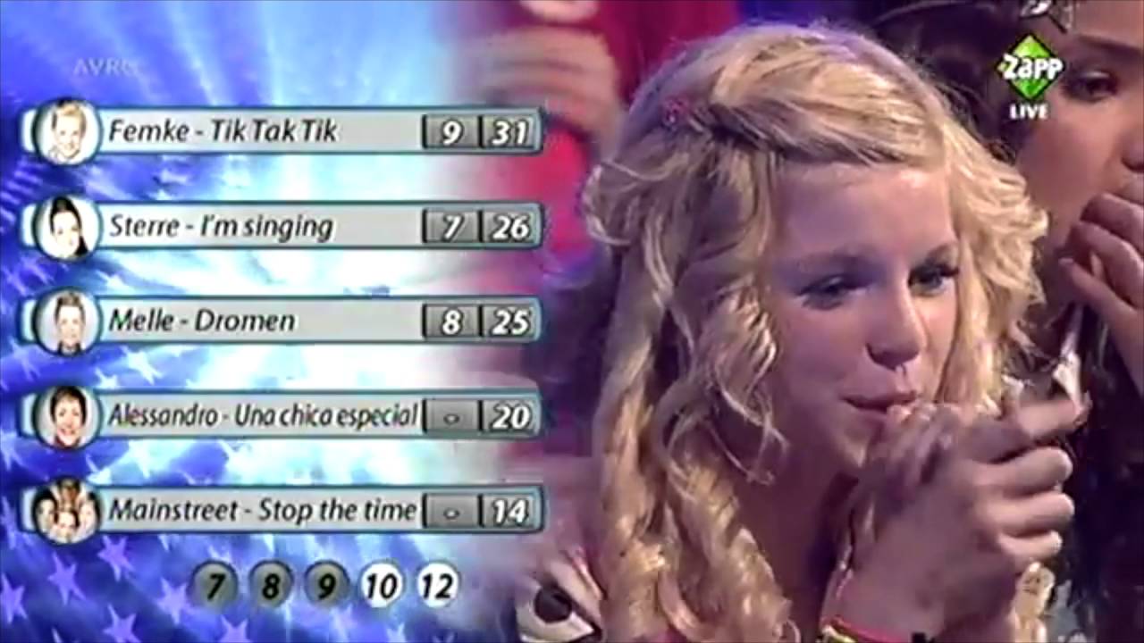 Femke Meines - Junior Songfestival Throwback - YouTube