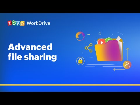 Advanced file sharing options | Zoho WorkDrive - YouTube