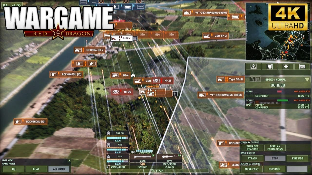 Wargame red dragon (2014) North korea vs South Korea Ep2 4k gameplay ...