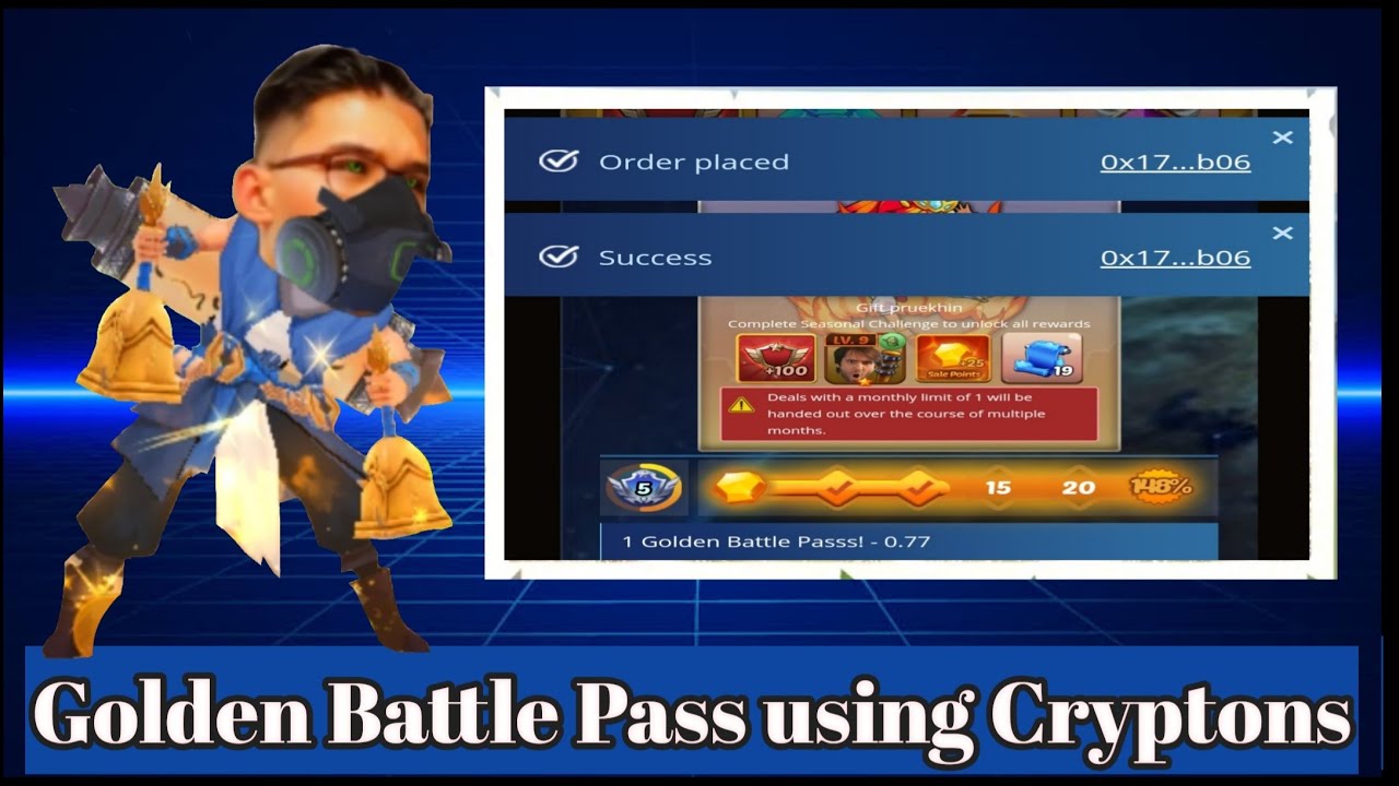 How to Get Golden Battle Pass using Cryptons or Alt Account - Advanced ...