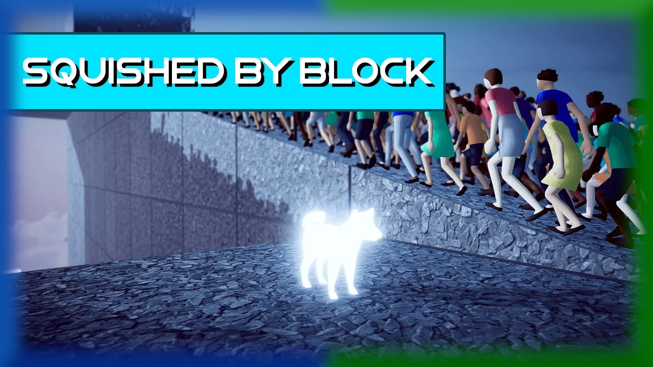 Humanity - SAFETY FIRST Trophy (get squished by a block) - YouTube