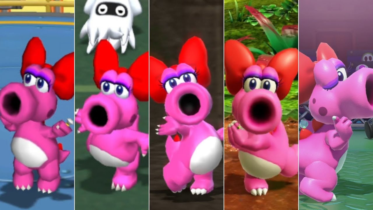 Evolution Of Birdo In Mario Party Games [2005-2024] (Playable) - YouTube