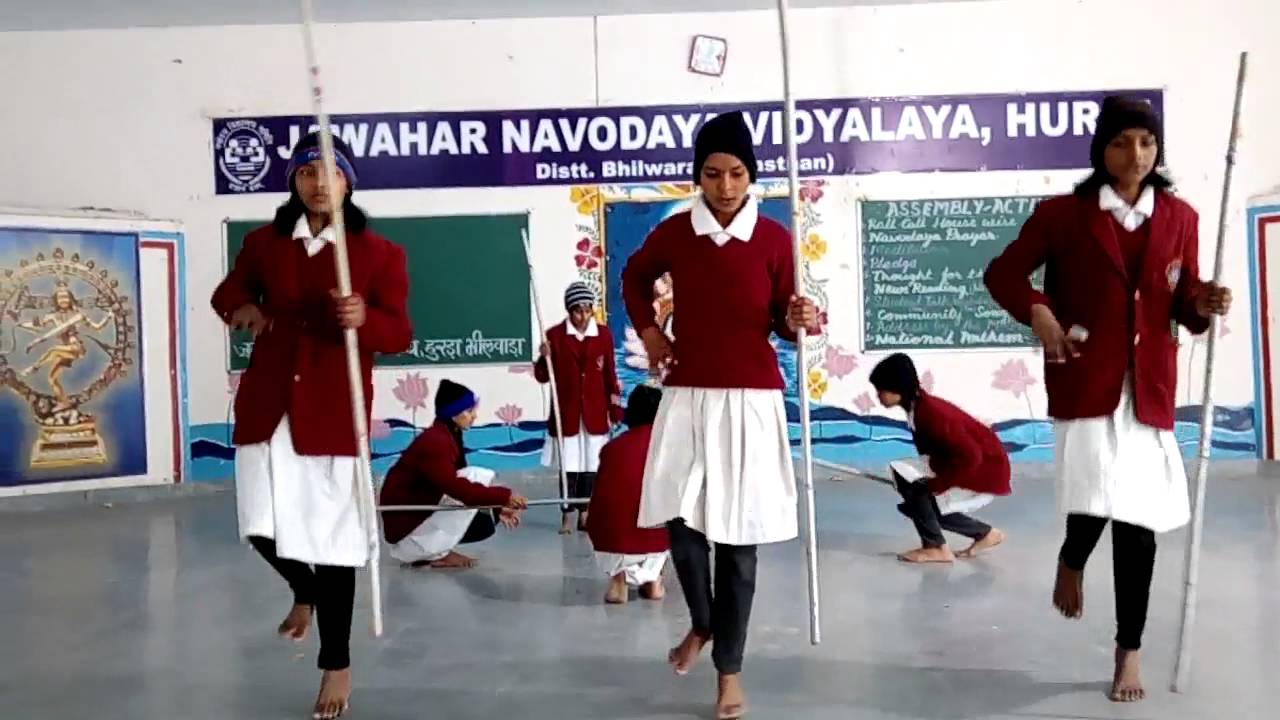 JNV Hurda Bhilwara 26 Jan 2016 - YouTube