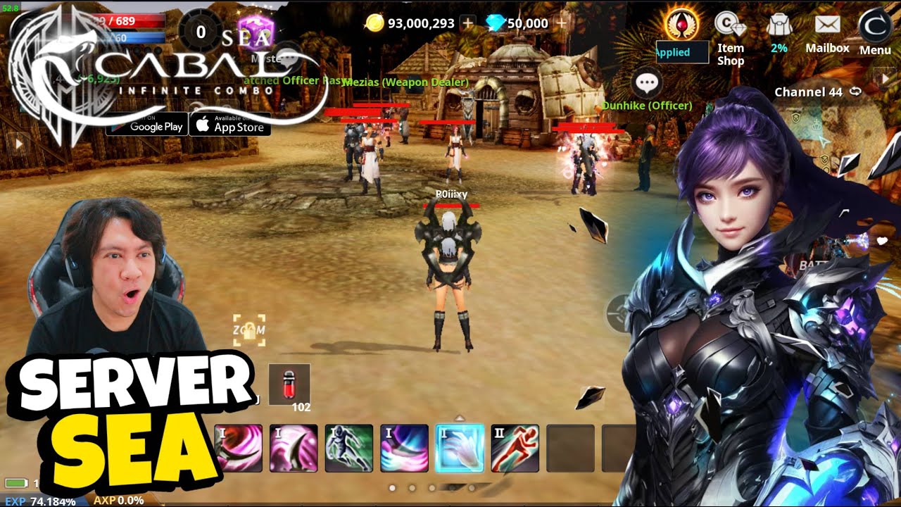 Support Bahasa Indonesia! Cabal: Infinite Combo (SEA) MMORPG CBT Android Gameplay - YouTube