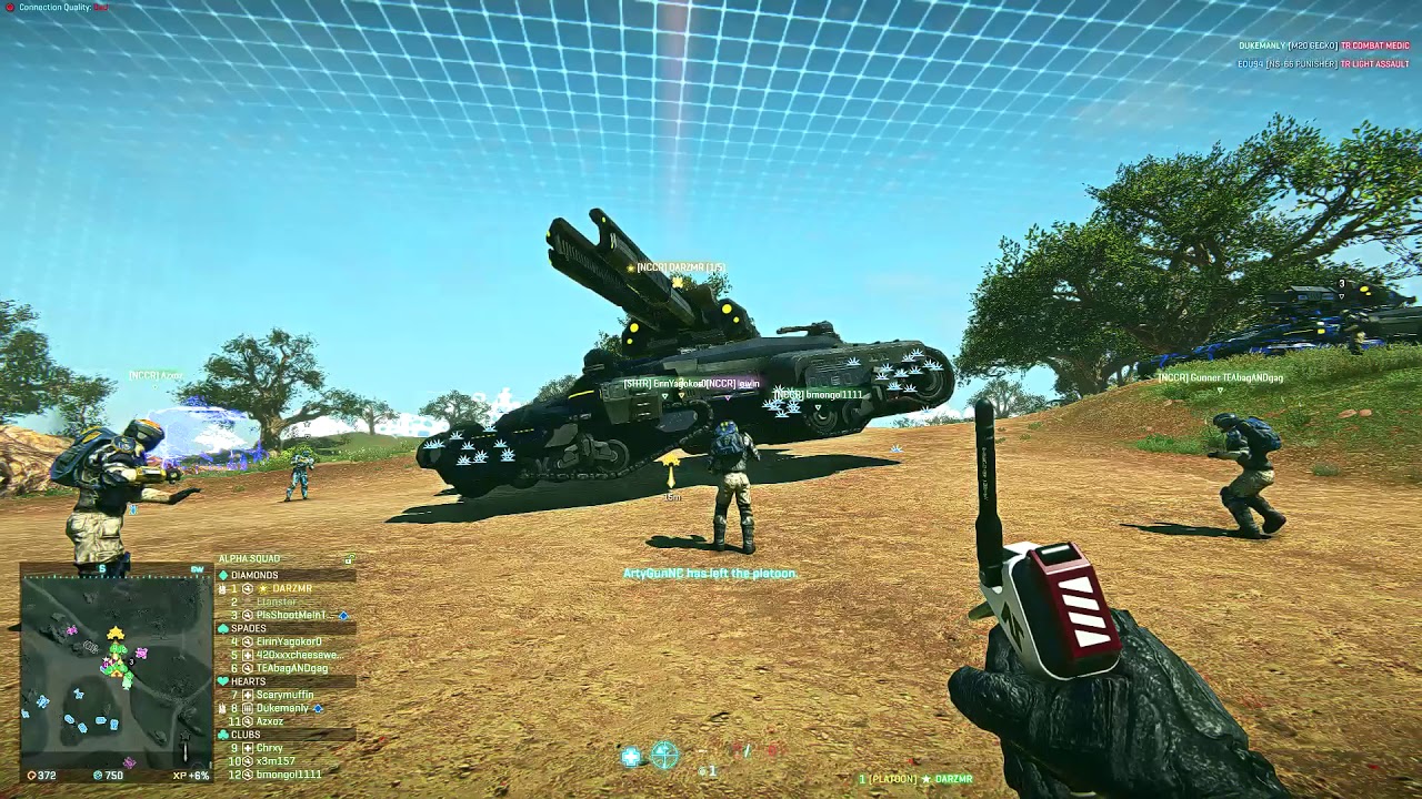 Floating Colossus Tanks? Planetside 2 C4 glitch experiment - YouTube