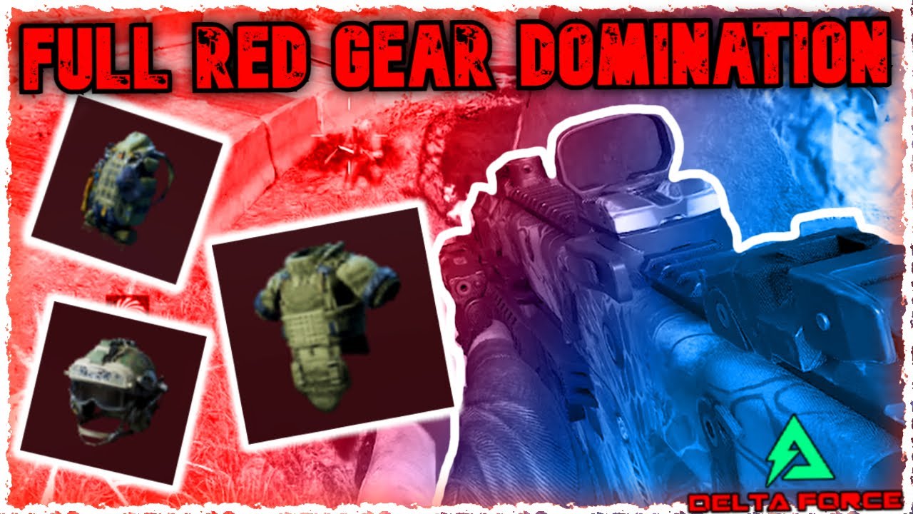 TRIPLE FULL RED GEAR PVP. Delta Force High MMR PvP Highlights - YouTube