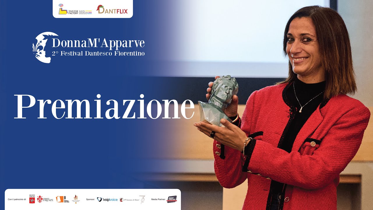 Premazione a Cristina Manetti a "Donna m'Apparve - 2º Festival Dantesco ...