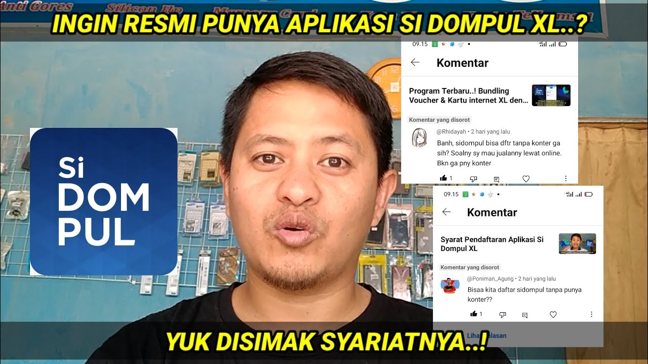 Syarat Mendaftar Si Dompul XL - YouTube