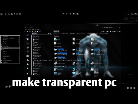 Windows 7 Transparent Theme Full glass | Customize Windows 7 - YouTube
