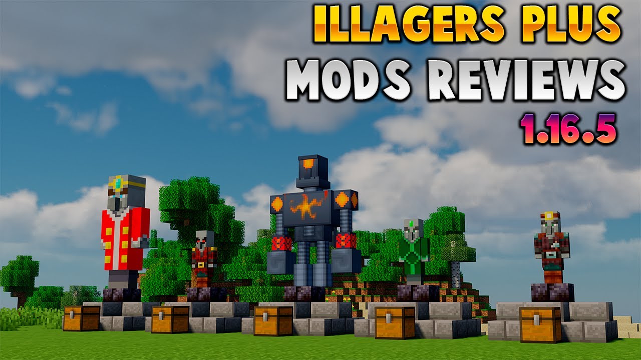 Illagers OP'S 💀 MINECRAFT (Illager plus) 1.16.5 REVIEW+DESCARGA - YouTube