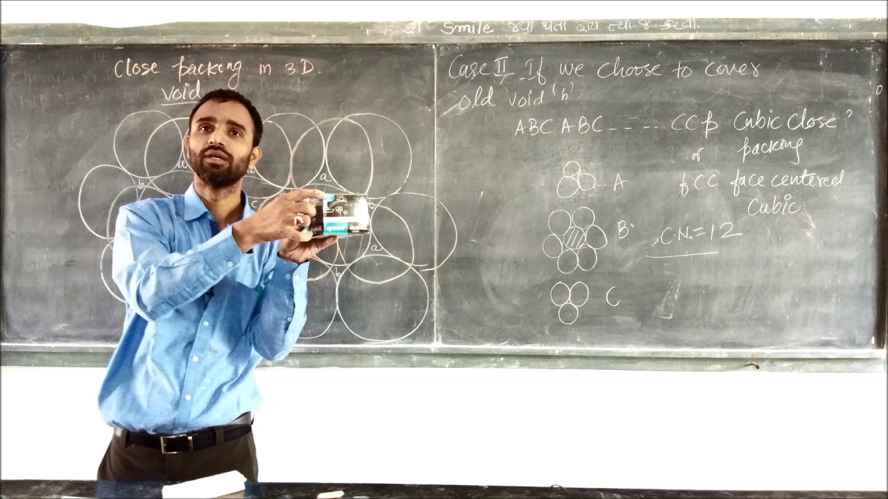 Solid State I L4 | close packing in 3D | Packing efficiency of CCP ...