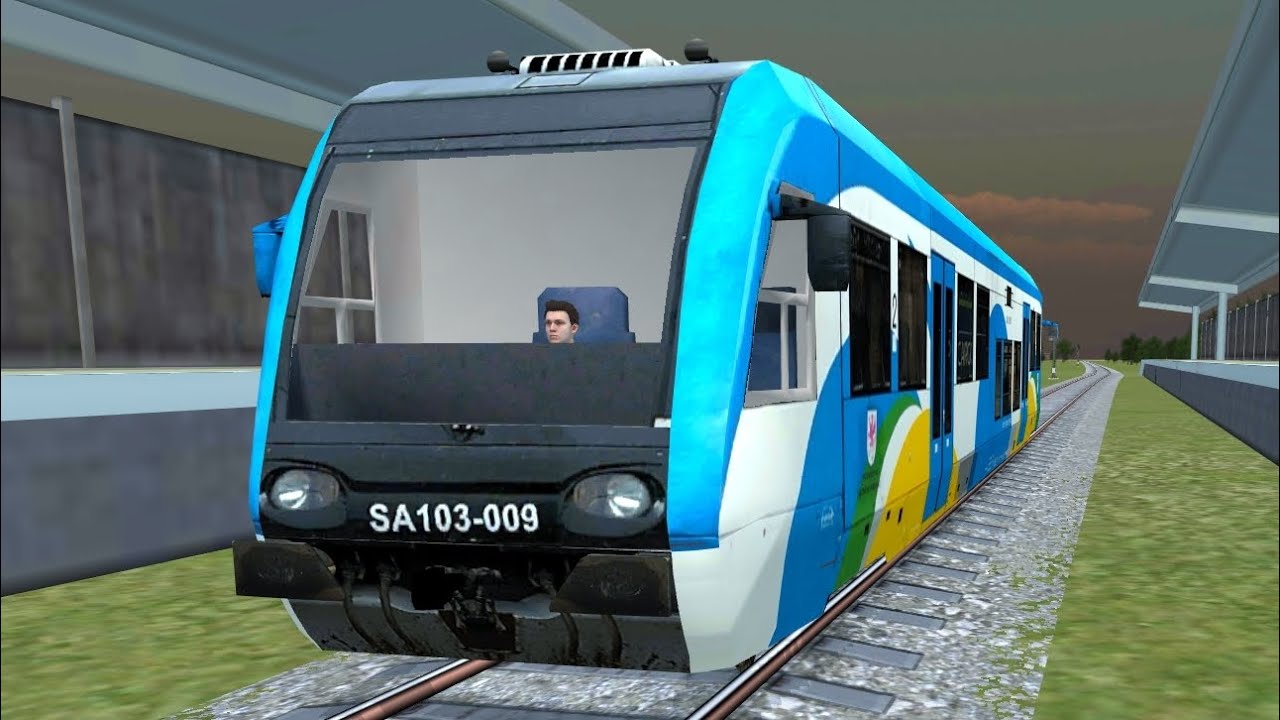 Cabview Regio SA103-009 w grze Train SIM - YouTube