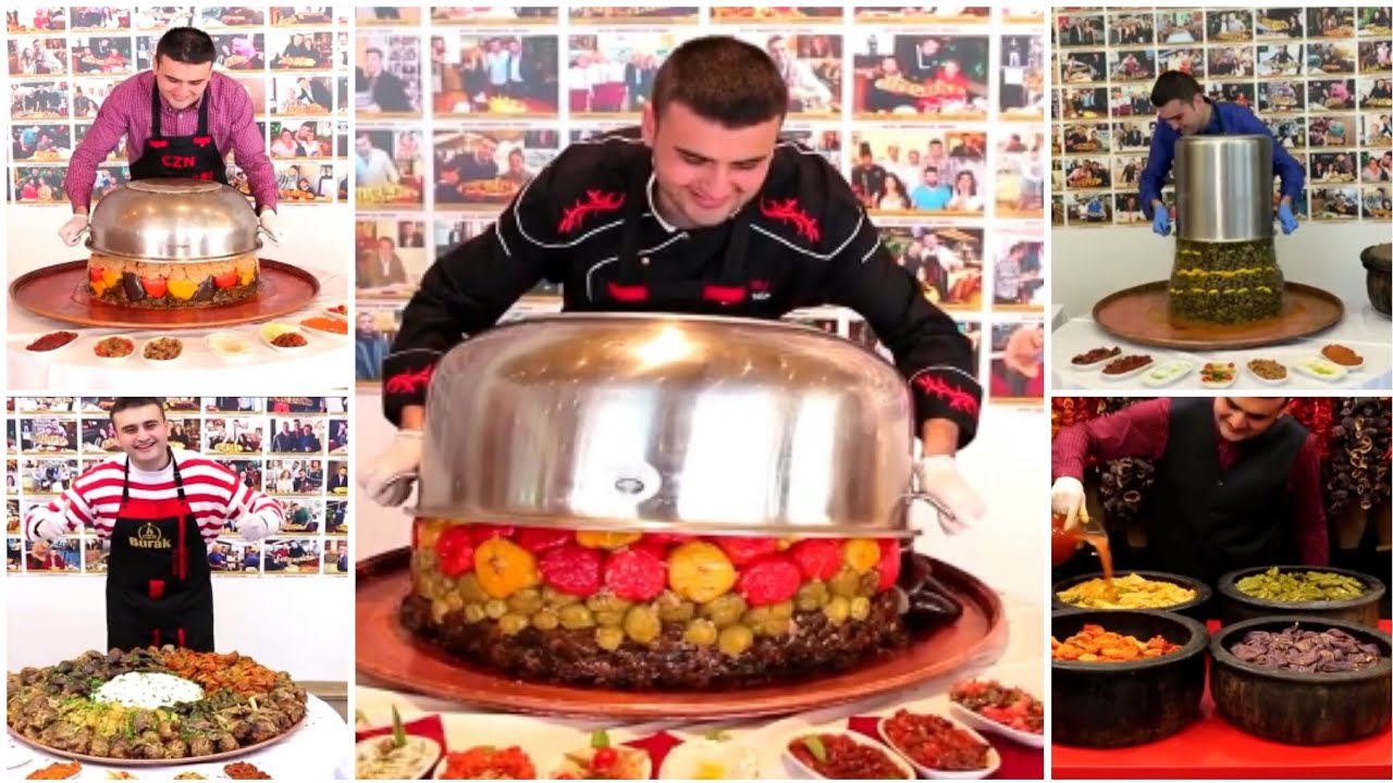 الشيف بوراك واشهى🍜 دولمه ومحاشي خرافية ماراح تتحمل😈 Turkish Chef Burak Youtube