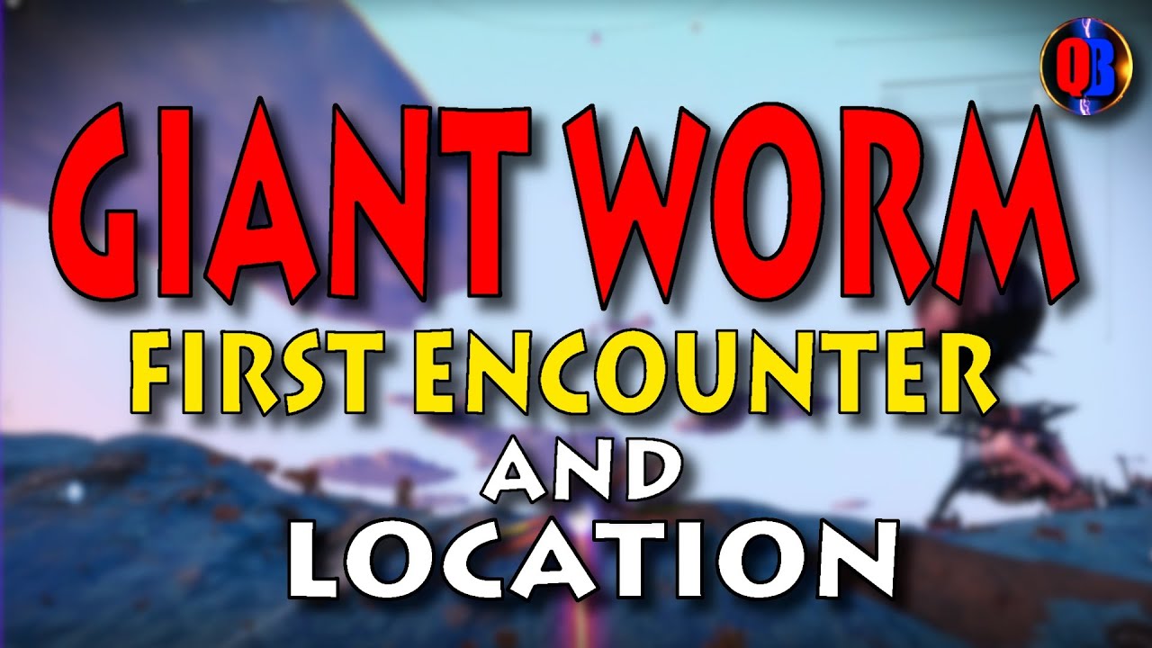 No Man's Sky Origins Update GIANT WORM First Encounter And Location ...
