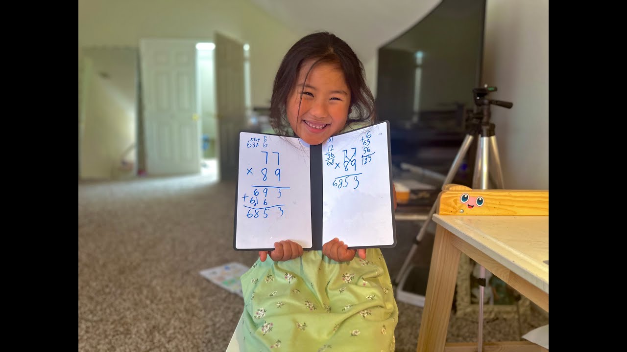 Learning Math with Me - 2 digit by 2 digit multiplication - Aprendiendo ...