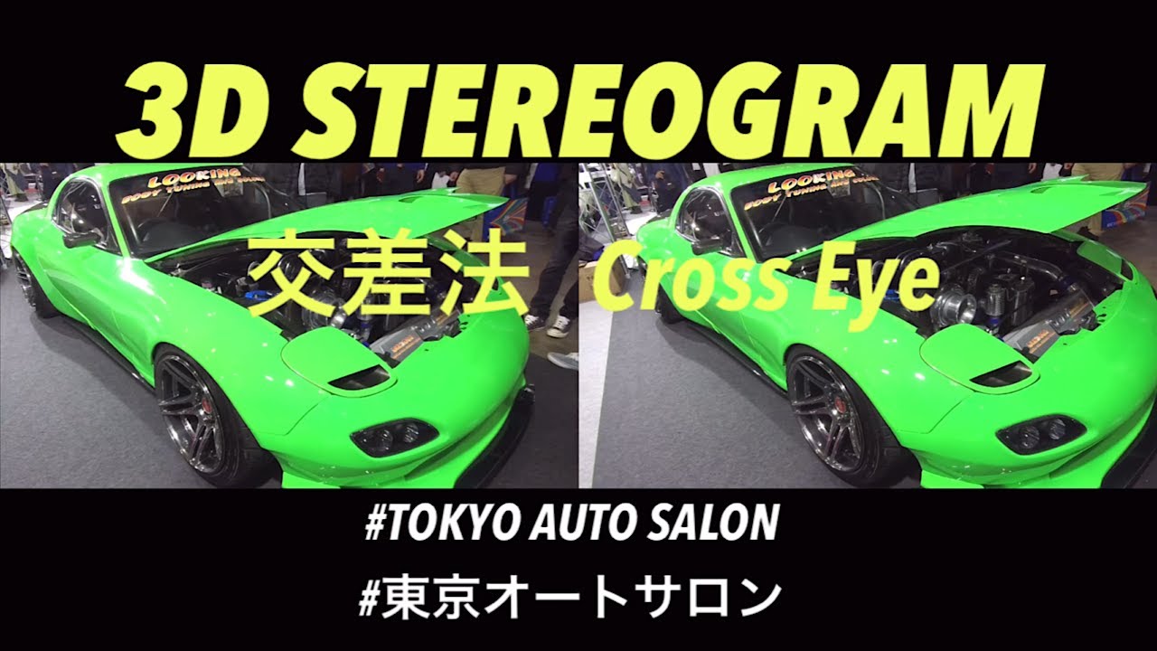 STEREOGRAM (Cross Eye 3D VR) | 交差法☆ステレオグラム | C29 STEREOSCOPIC - YouTube
