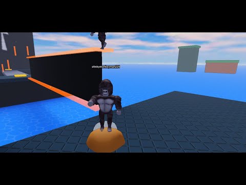 Playing stinky gorilla obby - YouTube