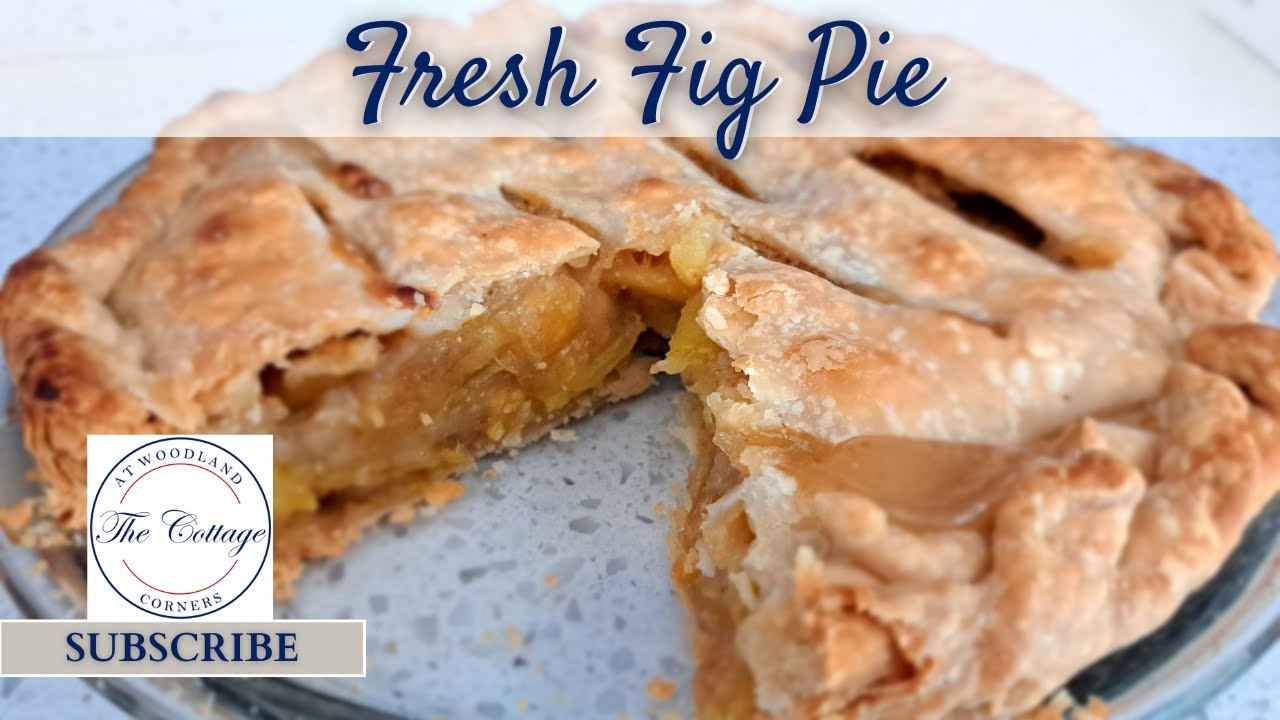 Fresh Fig Pie - YouTube