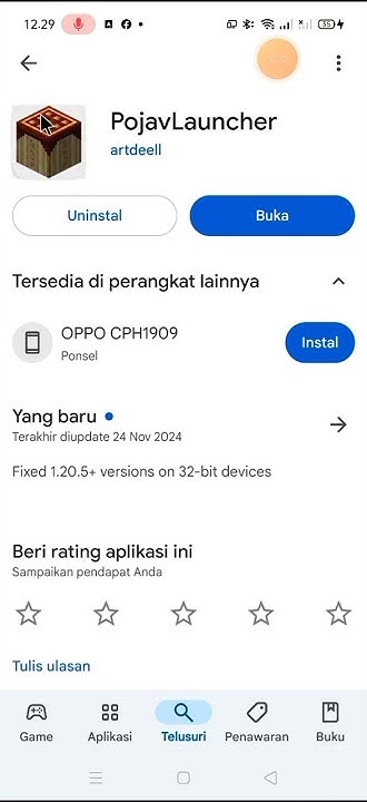 buat yang belum tau ada minecraft java di android - YouTube