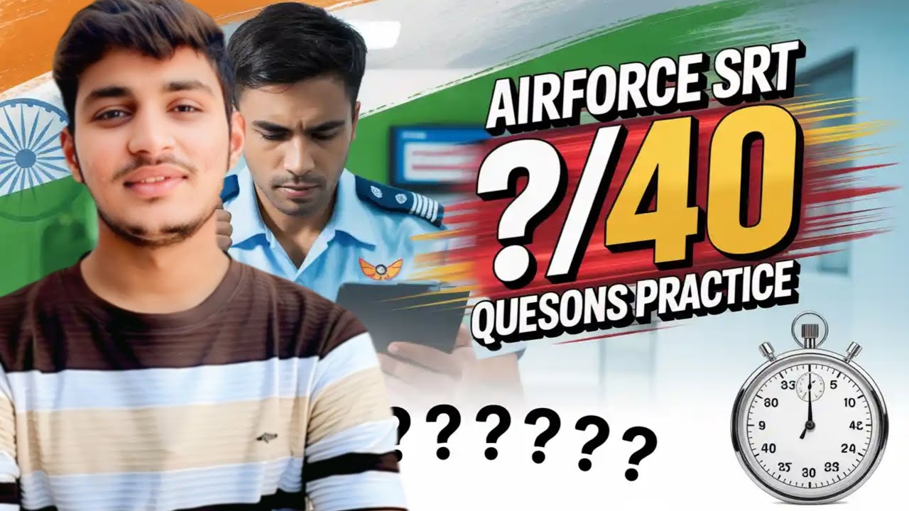 Airforce SRT Practice 2025 ️ | Most important questions for Phase 2 ...