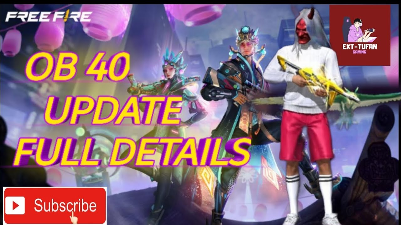 Free fire OB40 complete detail about upcoming updates#freefire # ...
