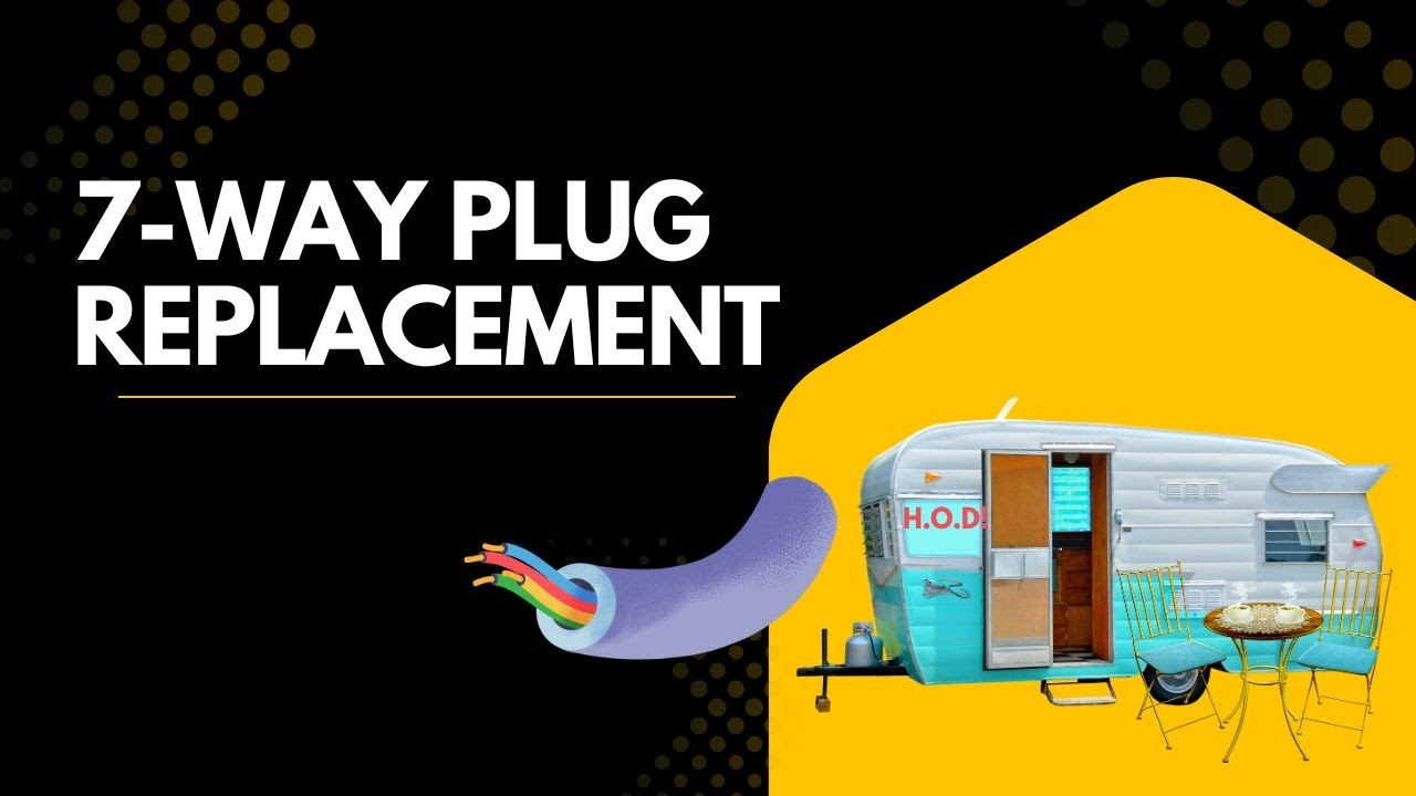 How to replace your 7 way trailer plug - YouTube