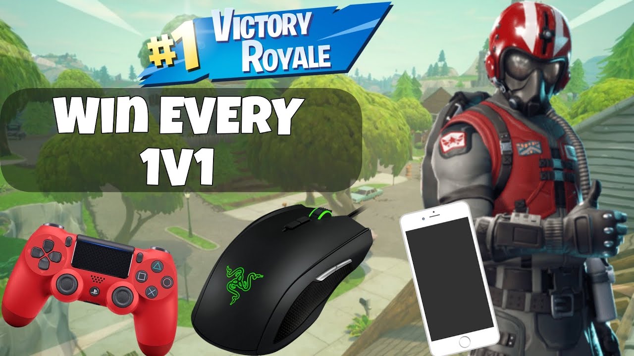 How To Win 1v1s In Fortnite Pc Console And Mobile Youtube