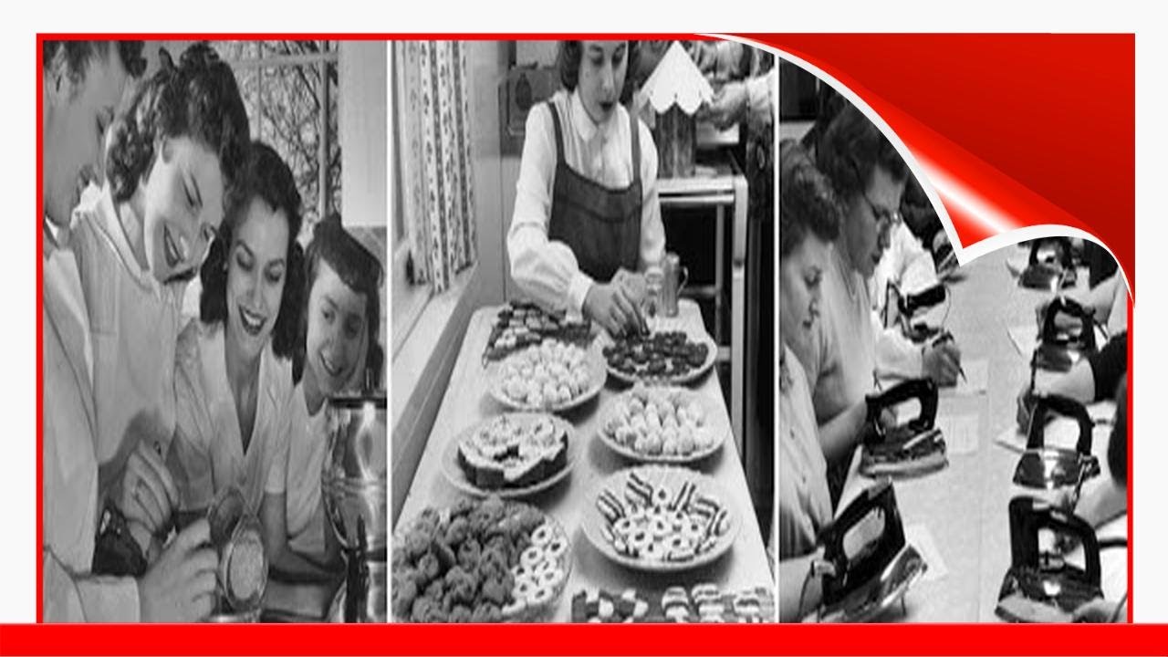 30 Fascinating Vintage Photos Of Girls Home Economics Classes From The ...