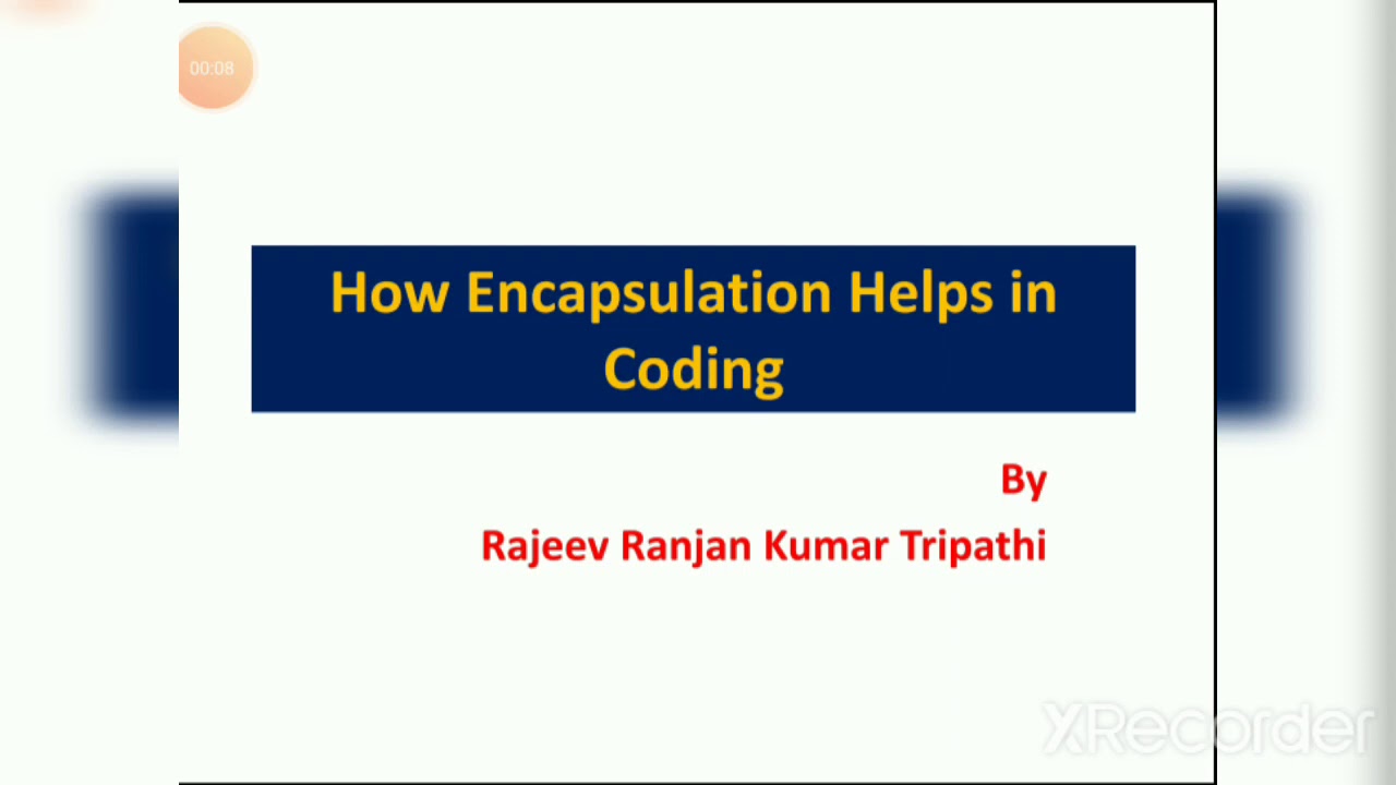 How Encapsulation Helps In Coding Youtube