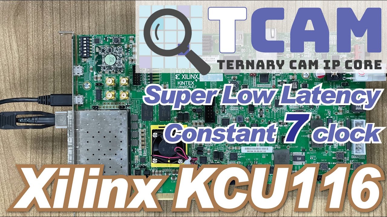 Design Gateway - tCAM-IP Low Latency & High speed Searching demo on ...