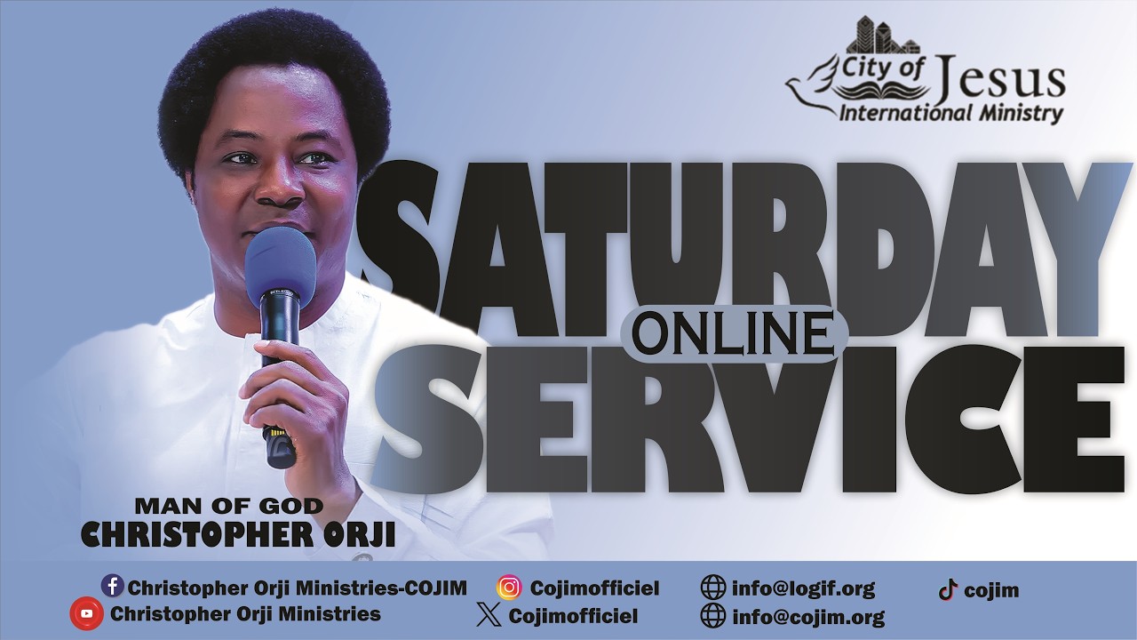 COJIM Saturday Online 🔴 Service With God, Jesus Christ And The Holy ...