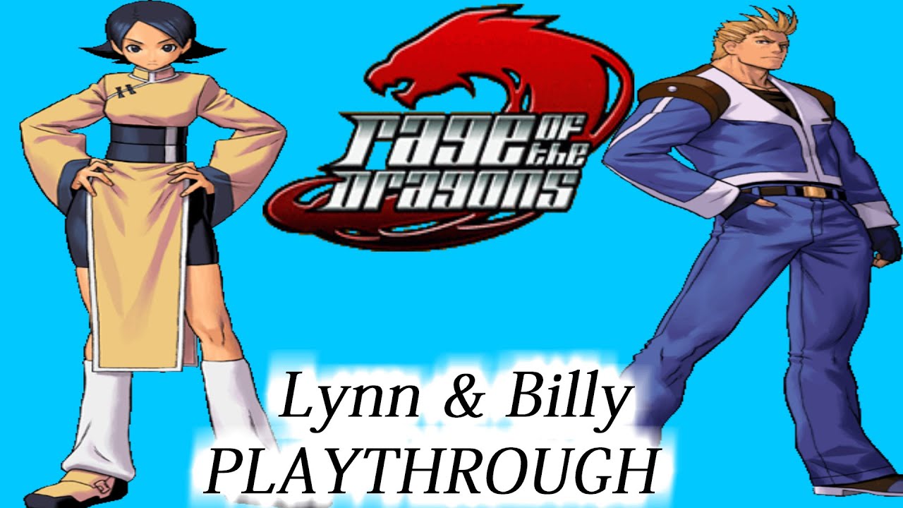 Arcade Longplay | Rage of the Dragons | Lynn & Billy Playthrough ...