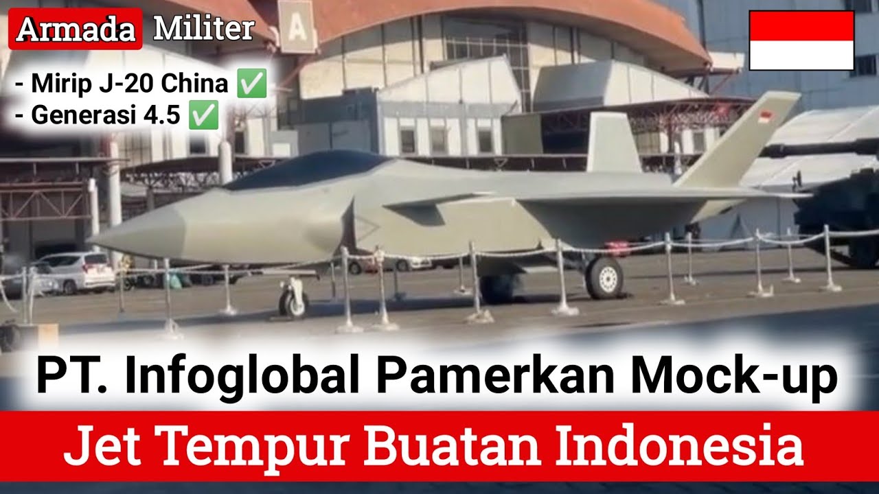 PT. Infoglobal Indonesia Pamerkan Mock-up Jet Tempur Di Indo Defence ...