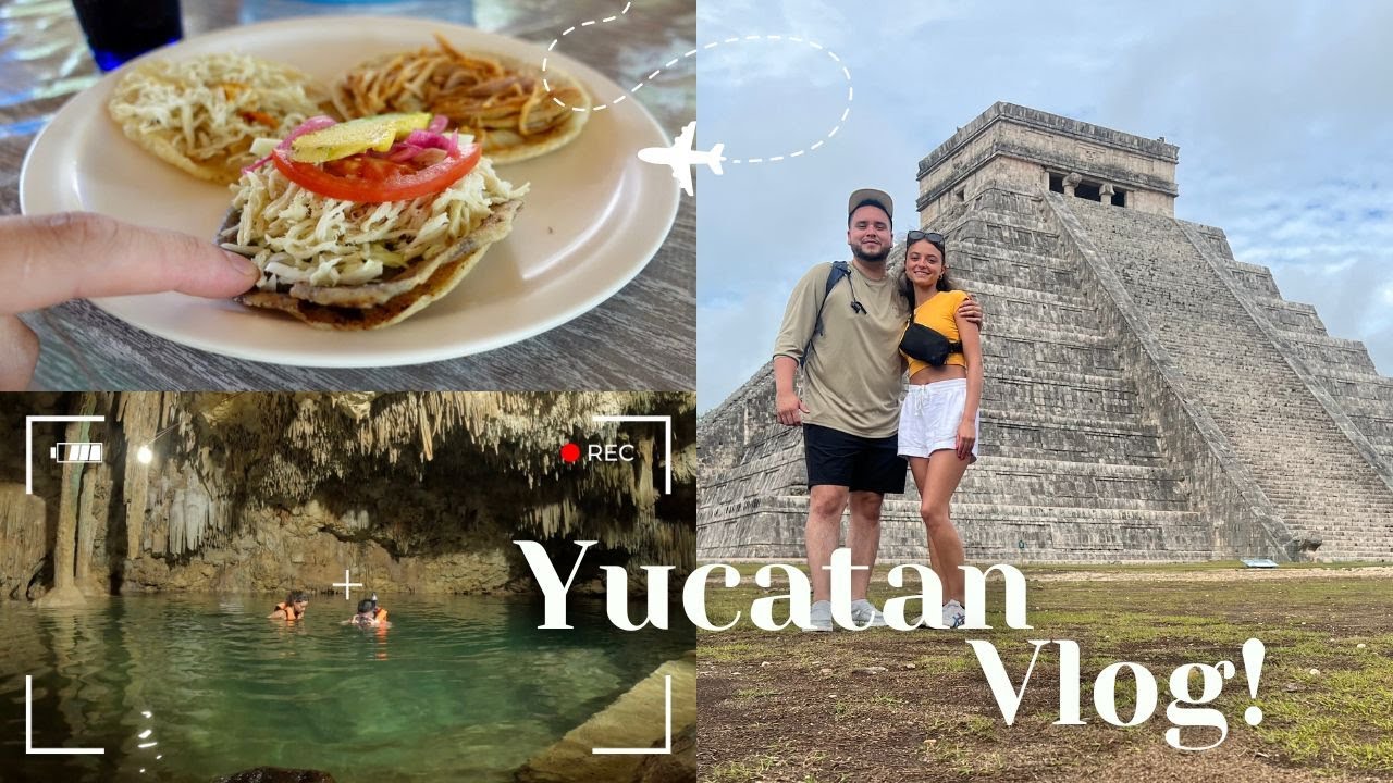 Exploring CHICHEN ITZA & Private Cenote - Traditional food experience ...
