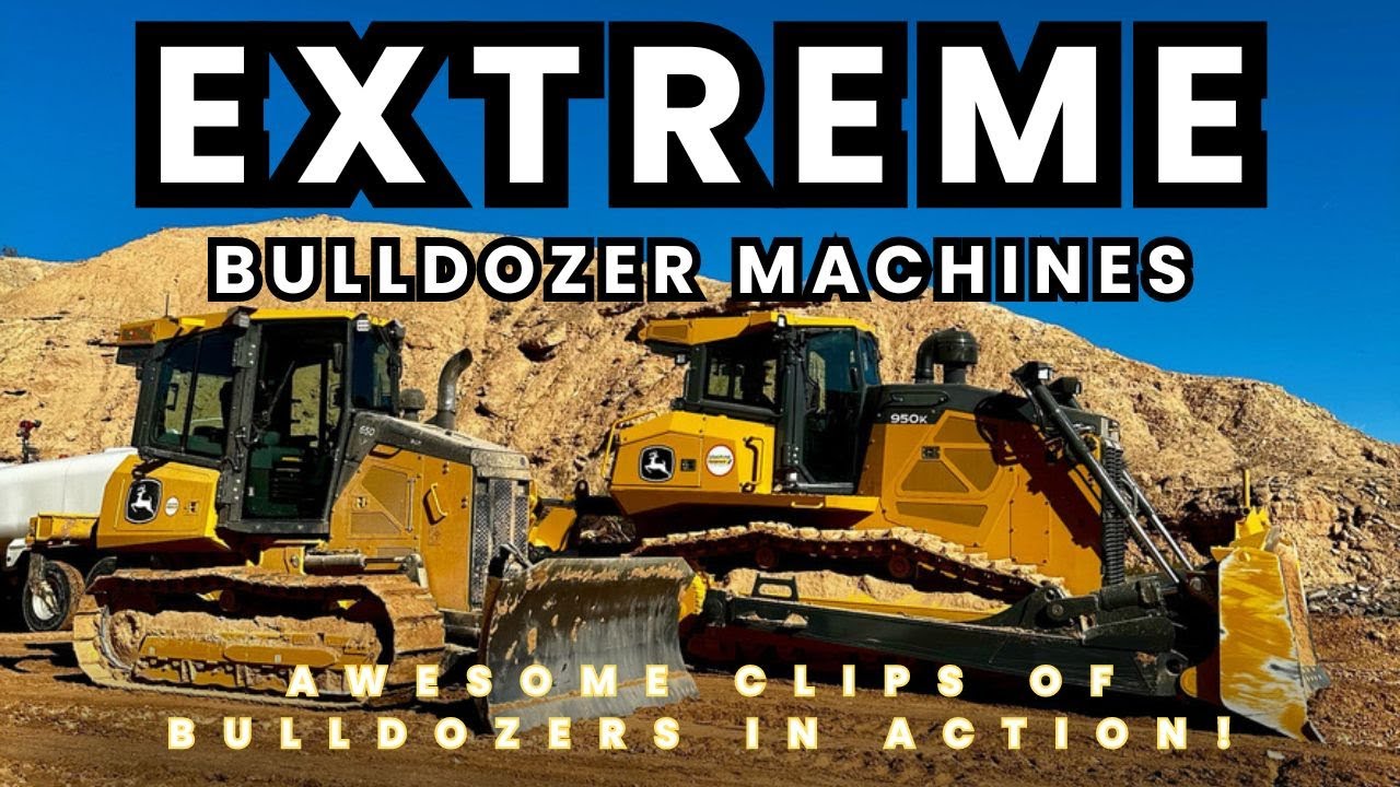 INCREDIBLE VIDEOS of Heavy Equipment Working! BULLDOZER MACHINES in ...