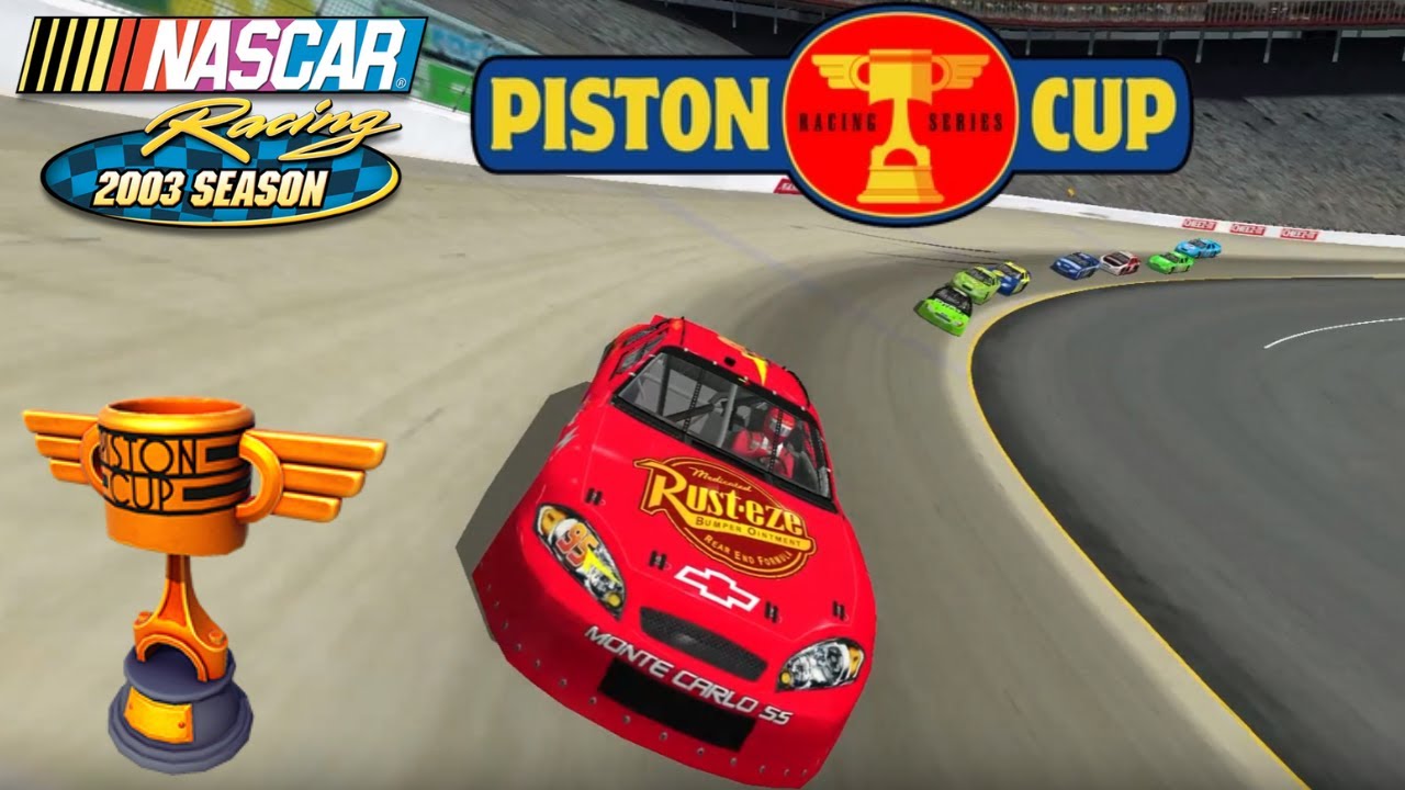 Playing the 2005 Piston Cup Mod for NR2003 - YouTube