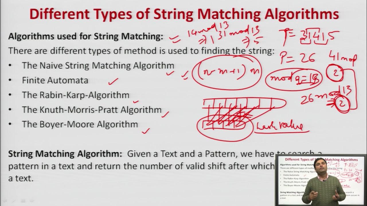 String Matching Algorithms: Rabin Karp - YouTube