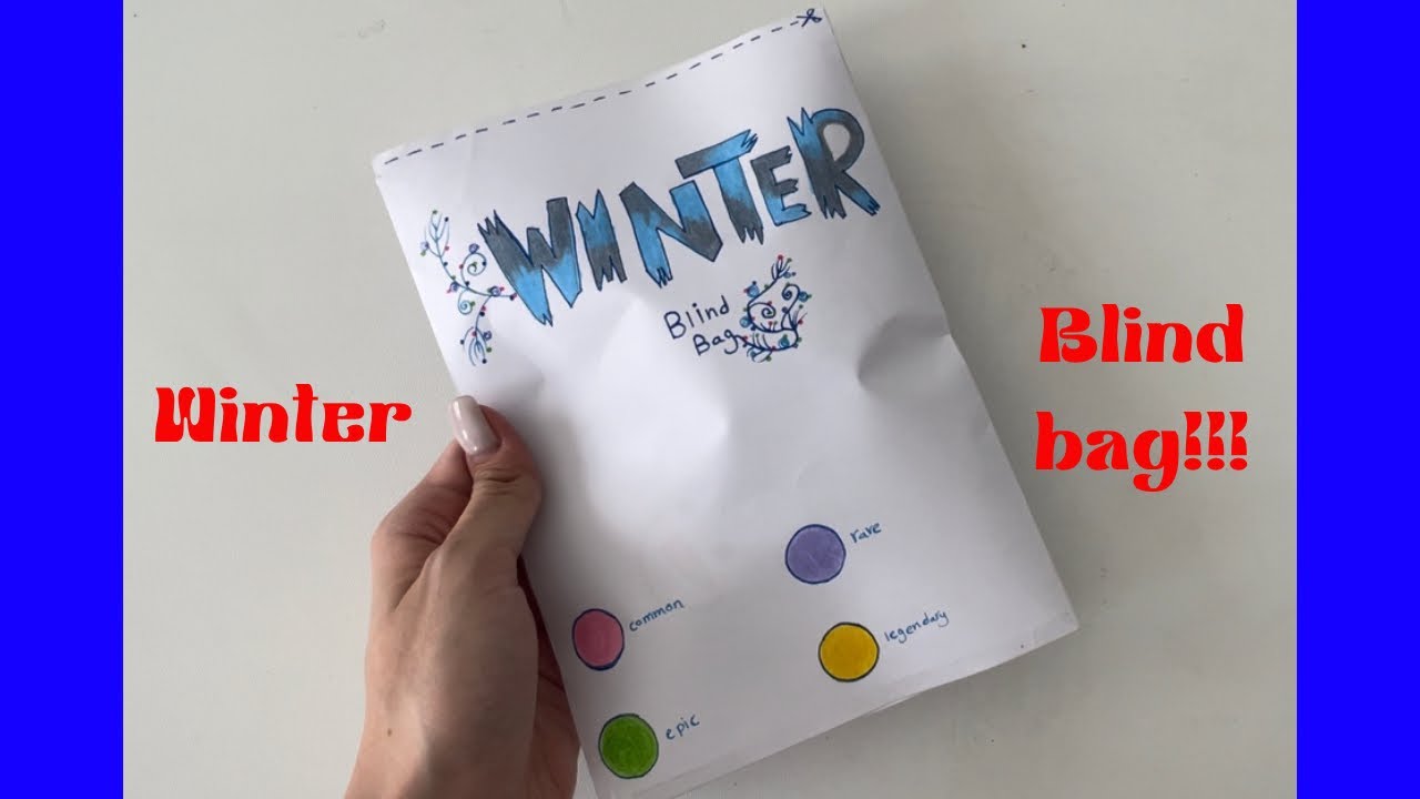 WINTER BLIND BAG! ️☃️🩵/ASMR/ satisfying opening blind bag // ASMR ...