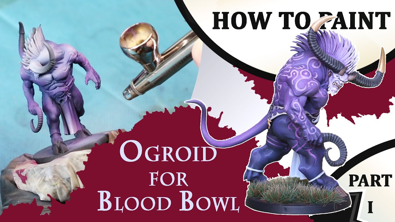 How to paint a star player with an airbrush - PART 1 - YouTube
