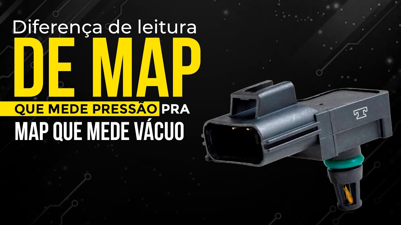 Diferença entre leitura MAP que mede pressão para que mede vácuo - YouTube