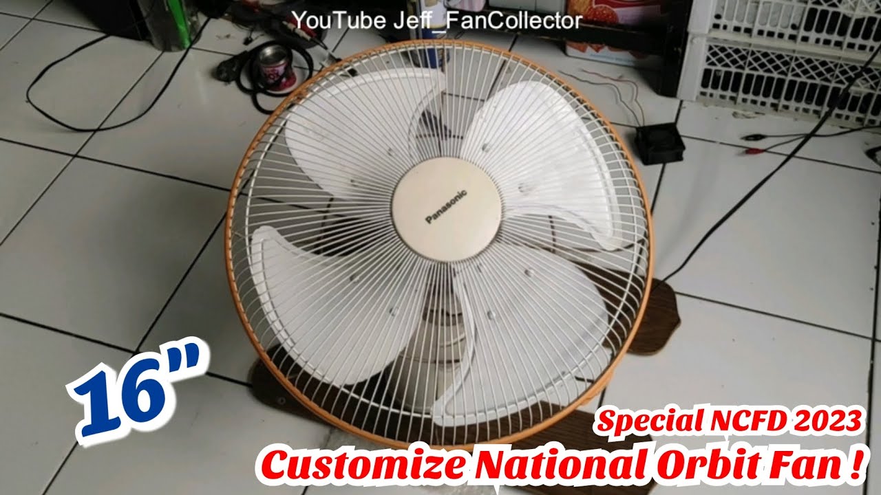 Customize 2001's National Orbit Ceiling Fan | Special NCFD 2023 - YouTube
