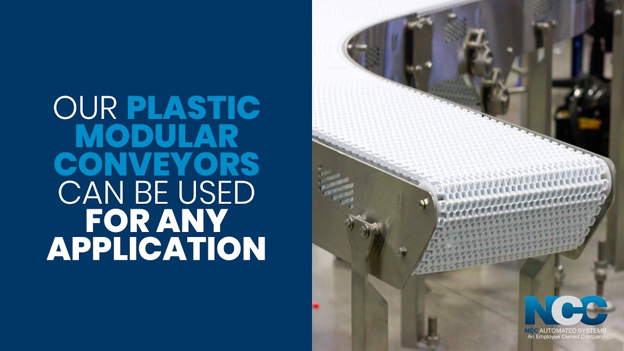 Plastic Modular Belt Conveyors from Innovative Experts | NCCAS - YouTube